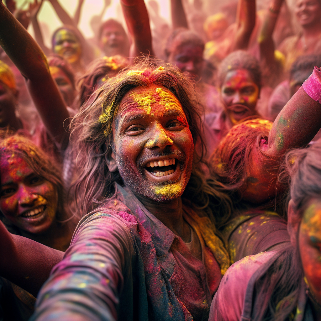 princessluna0312_people_smeared_in_color_celebrating_holi_festi ...